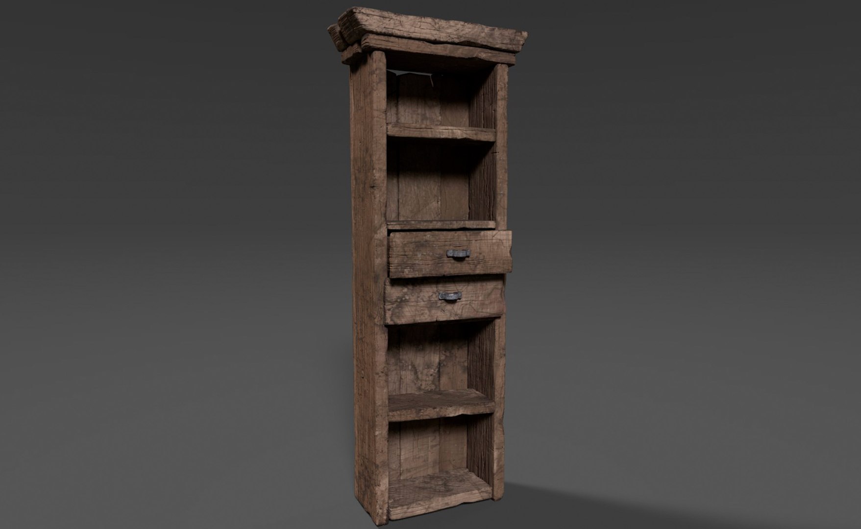 Old Shelf 3D - TurboSquid 2182149