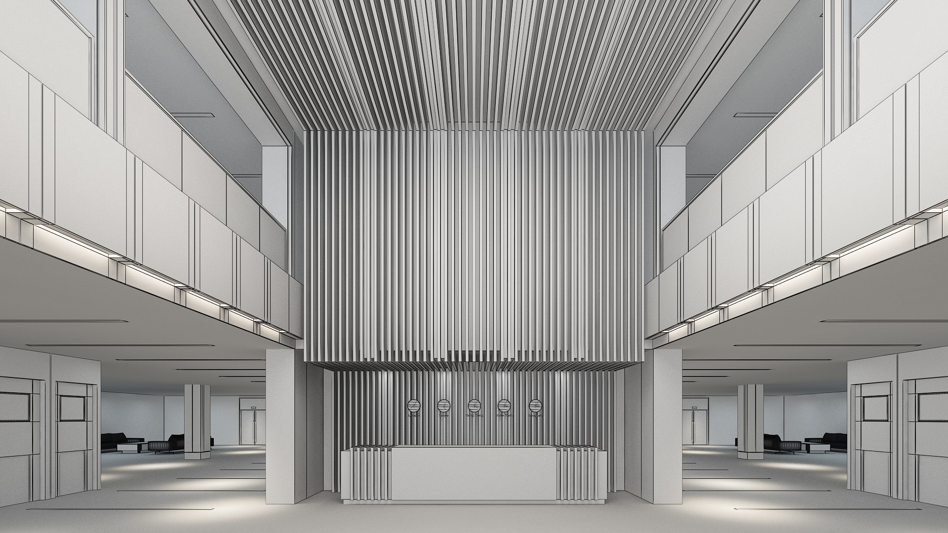 Modern Hall 21 3D Model - TurboSquid 2111851