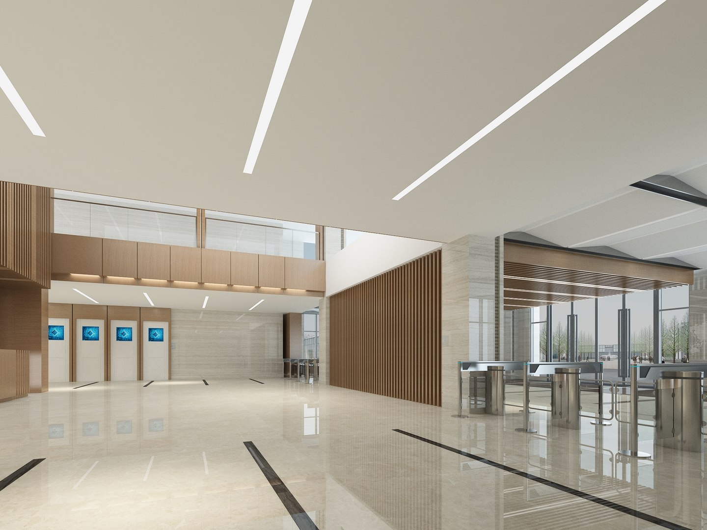 Modern Hall 21 3D Model - TurboSquid 2111851