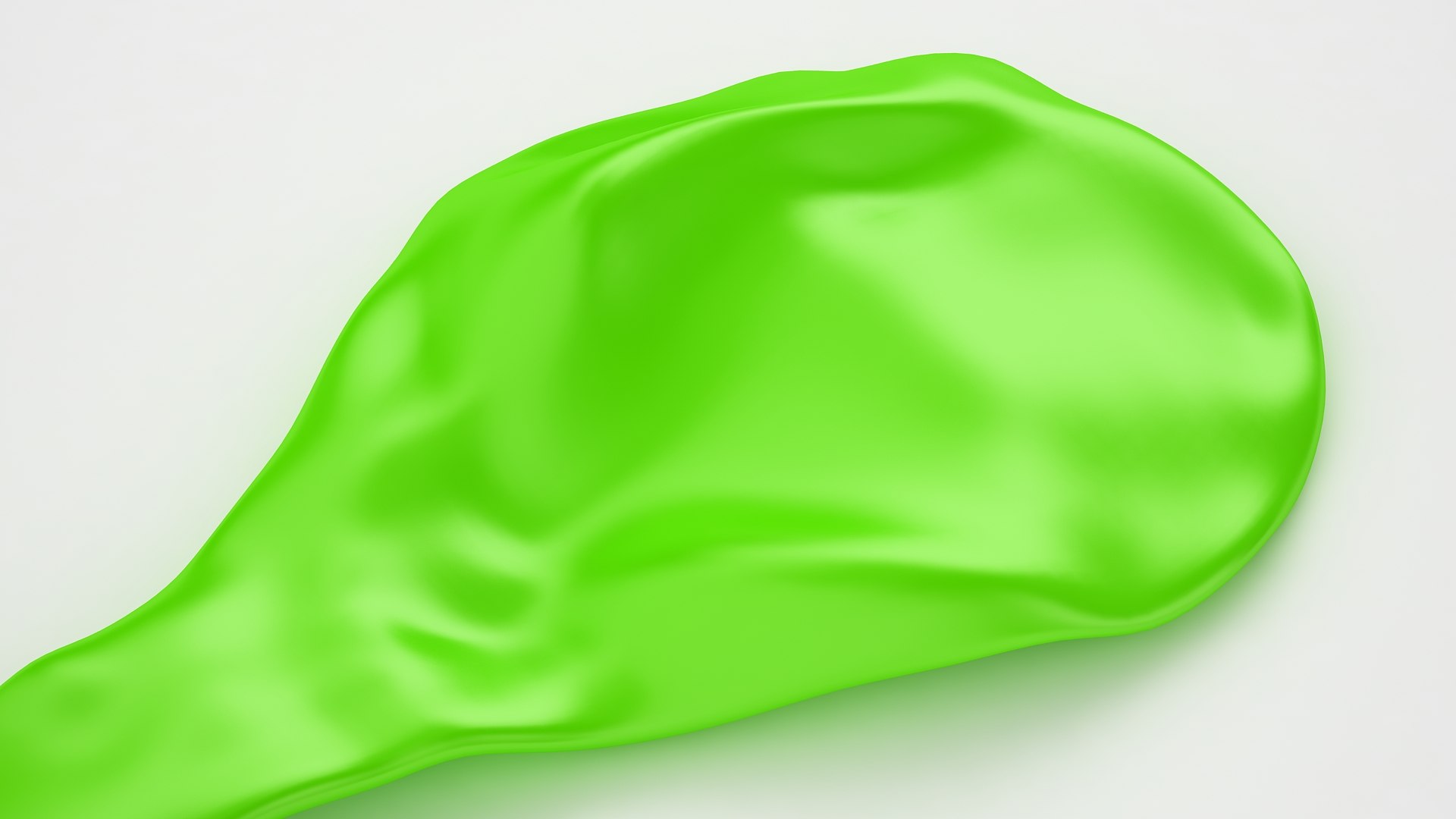 3D flat balloon ball model - TurboSquid 1475040