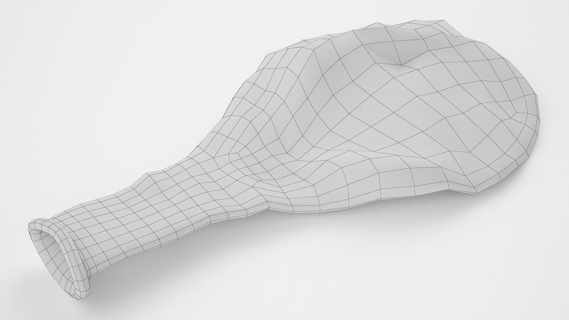 3D flat balloon ball model - TurboSquid 1475040