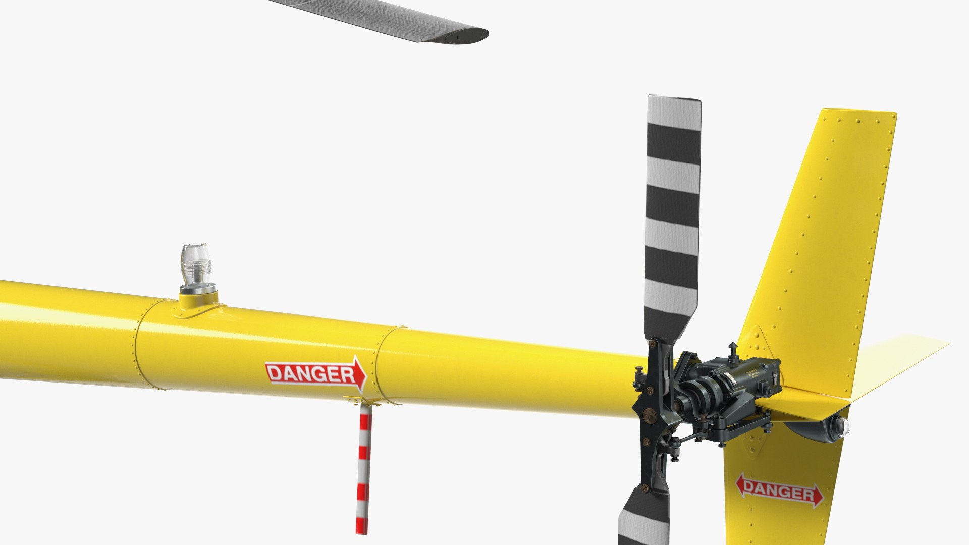 3D Helicopter Simulator Yellow Rigged model - TurboSquid 2118808