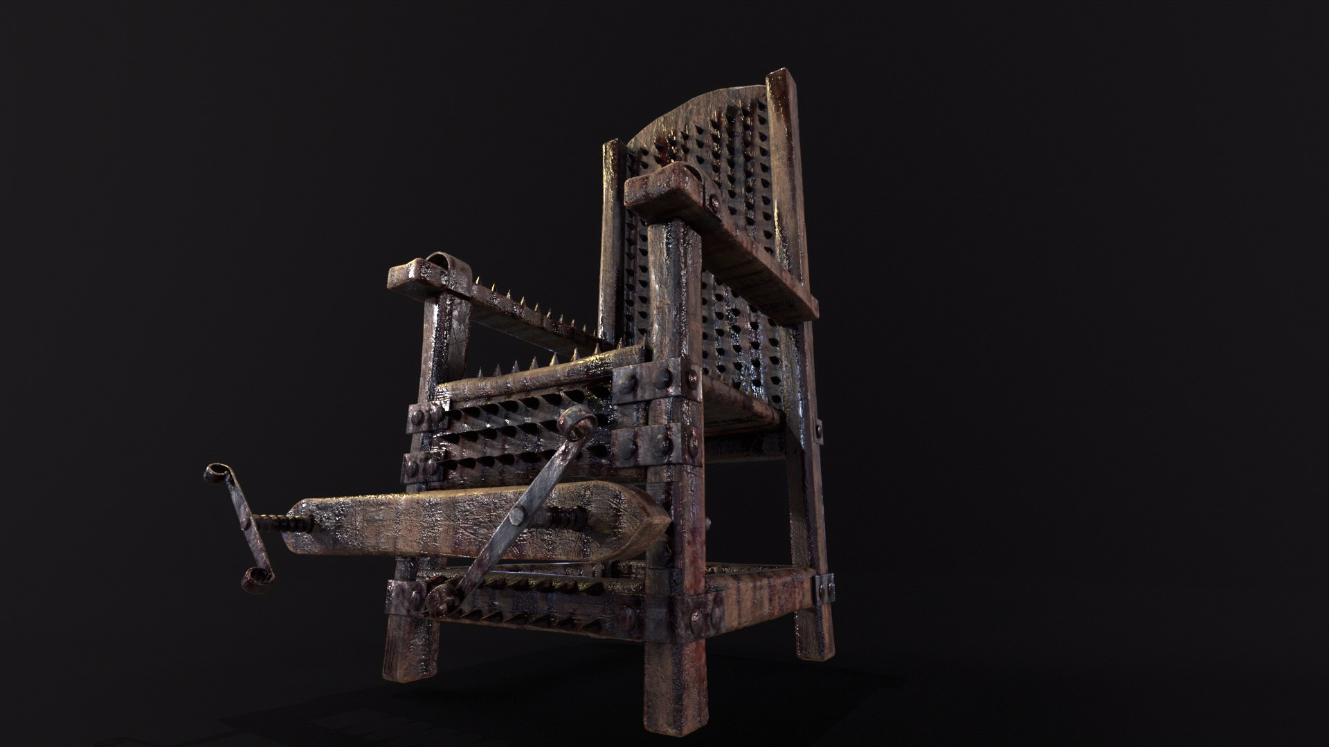 3D Judas Torture Chair - TurboSquid 2198274