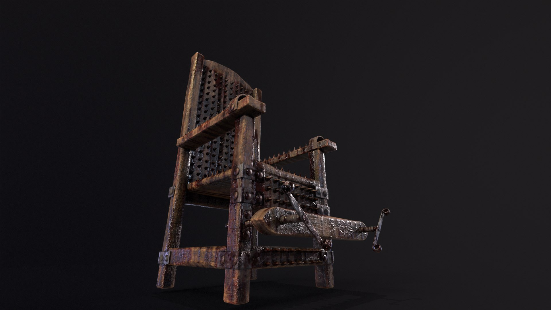 3D Judas Torture Chair - TurboSquid 2198274
