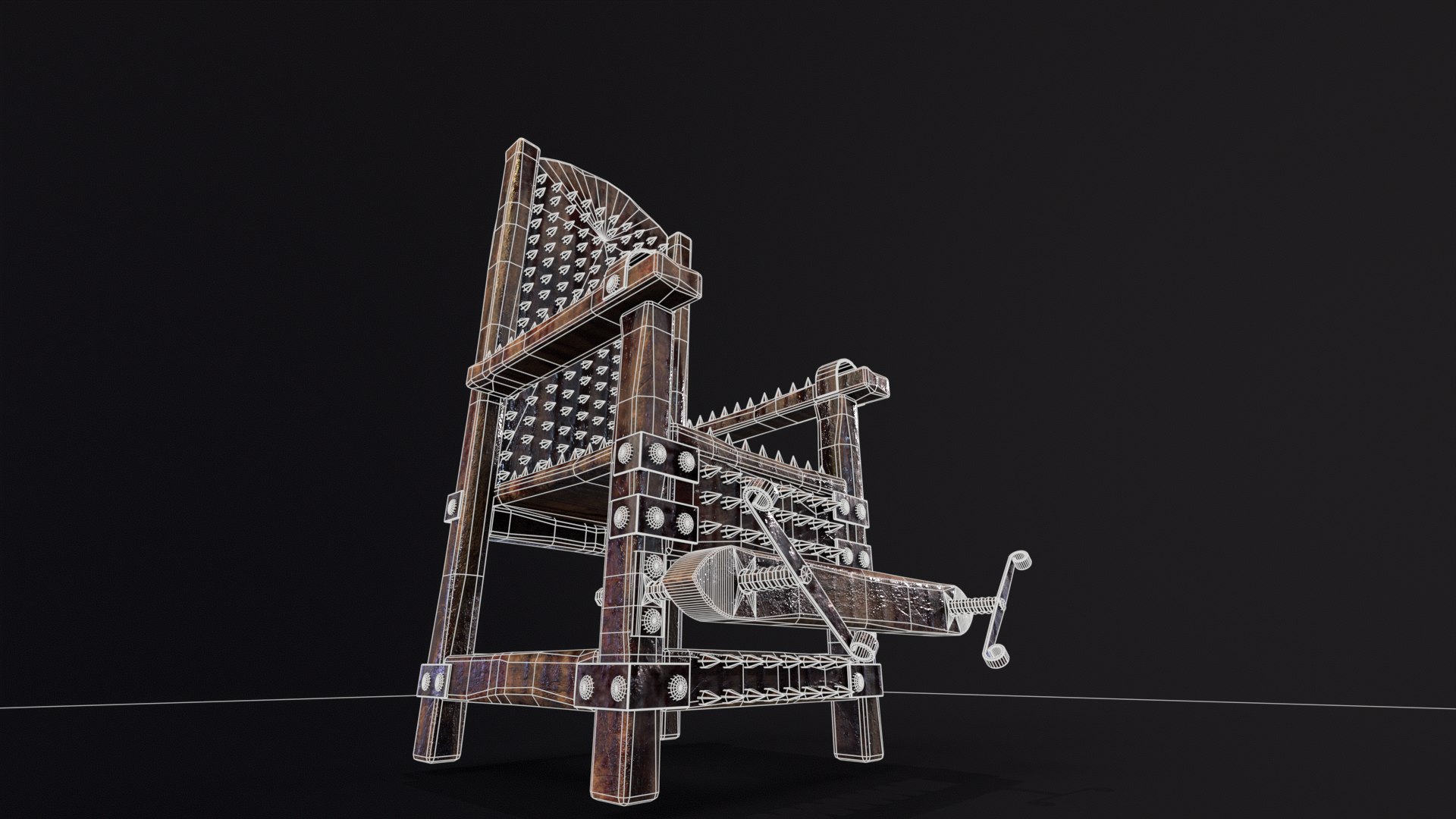 3D Judas Torture Chair - TurboSquid 2198274