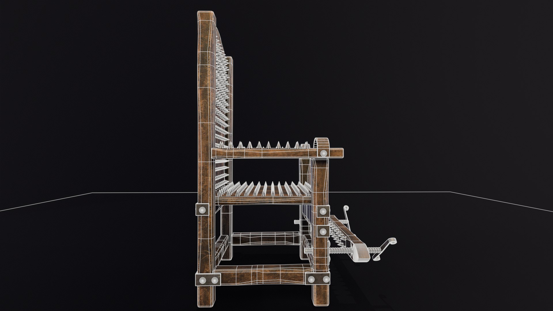 3D Judas Torture Chair - TurboSquid 2198274