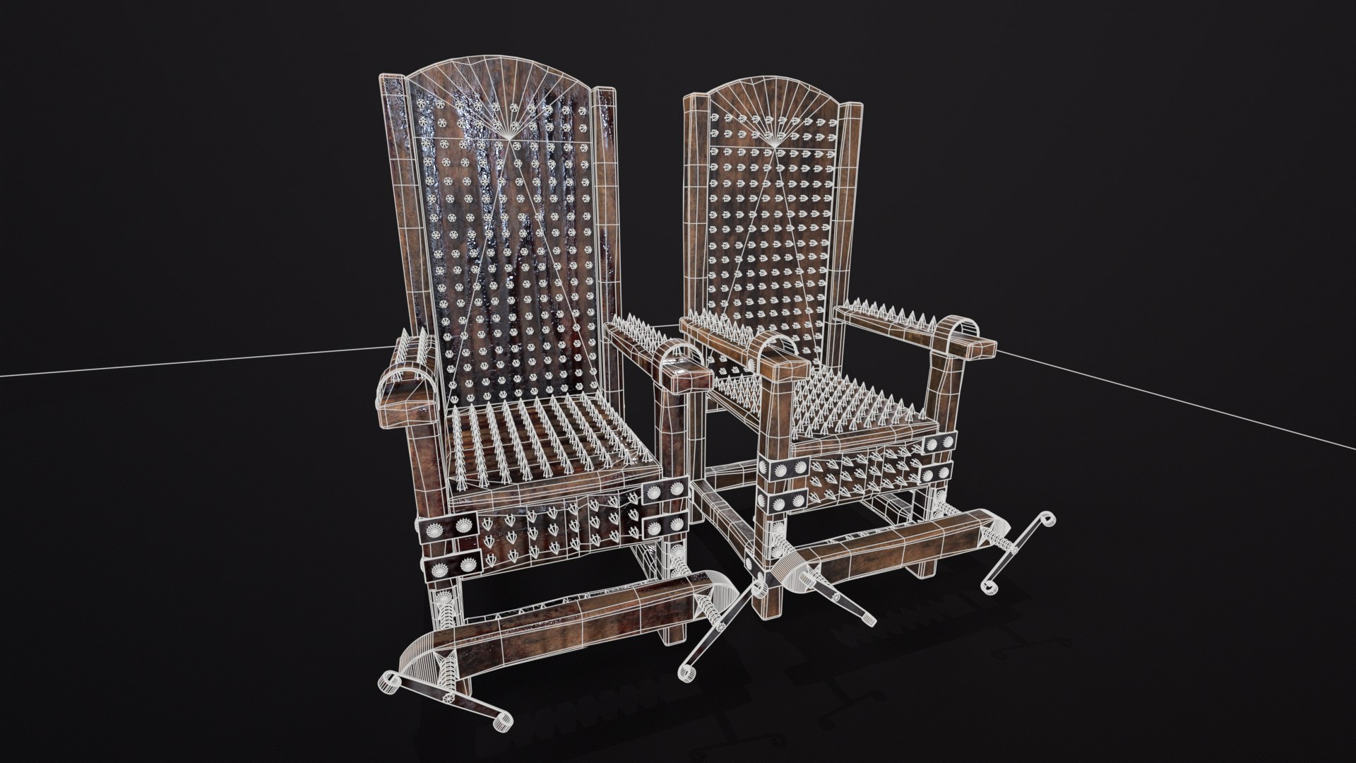 3D Judas Torture Chair - TurboSquid 2198274