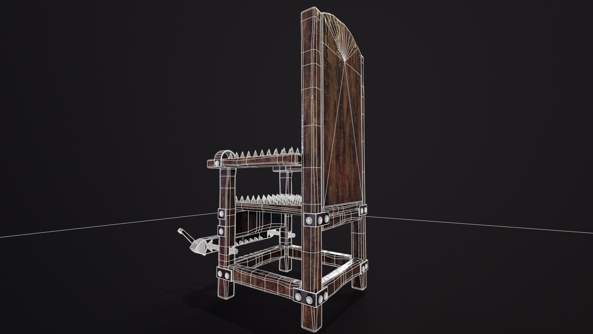 3D Judas Torture Chair - TurboSquid 2198274