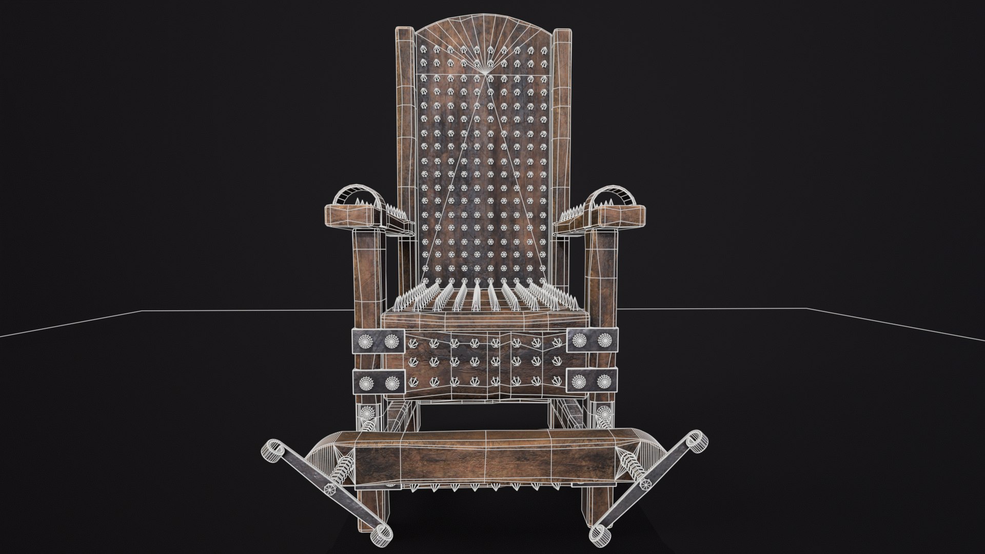 3D Judas Torture Chair - TurboSquid 2198274