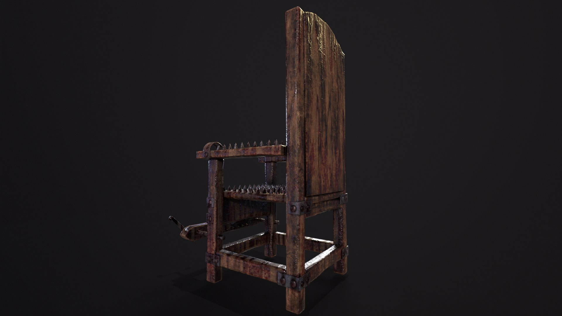 3D Judas Torture Chair - TurboSquid 2198274