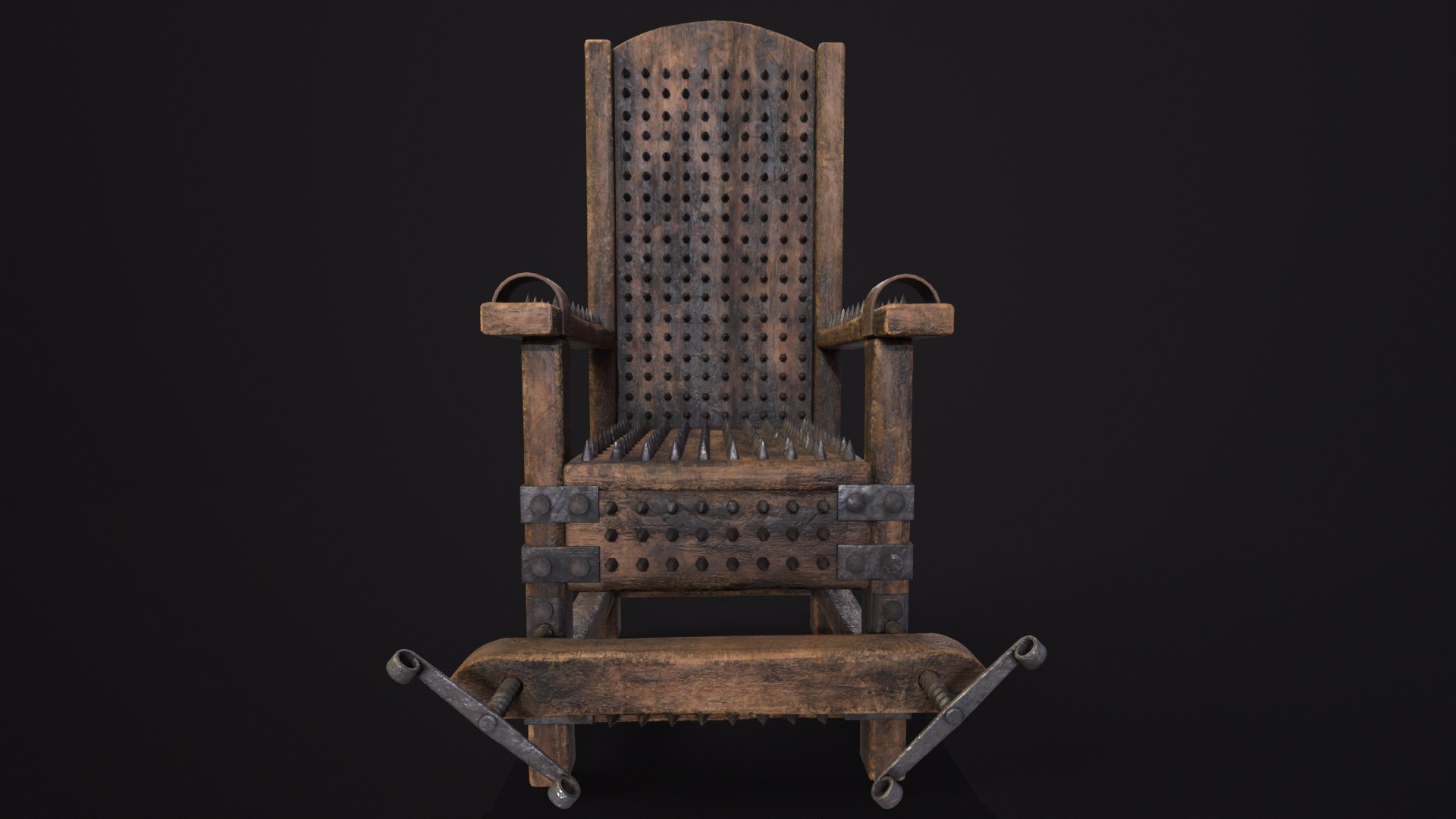 3D Judas Torture Chair - TurboSquid 2198274