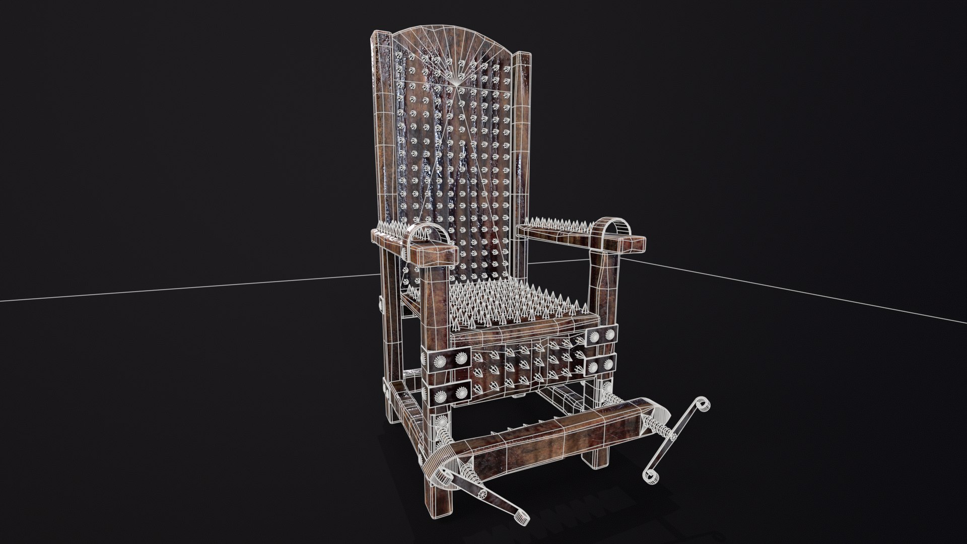 3D Judas Torture Chair - TurboSquid 2198274