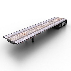3d model loader semitrailer