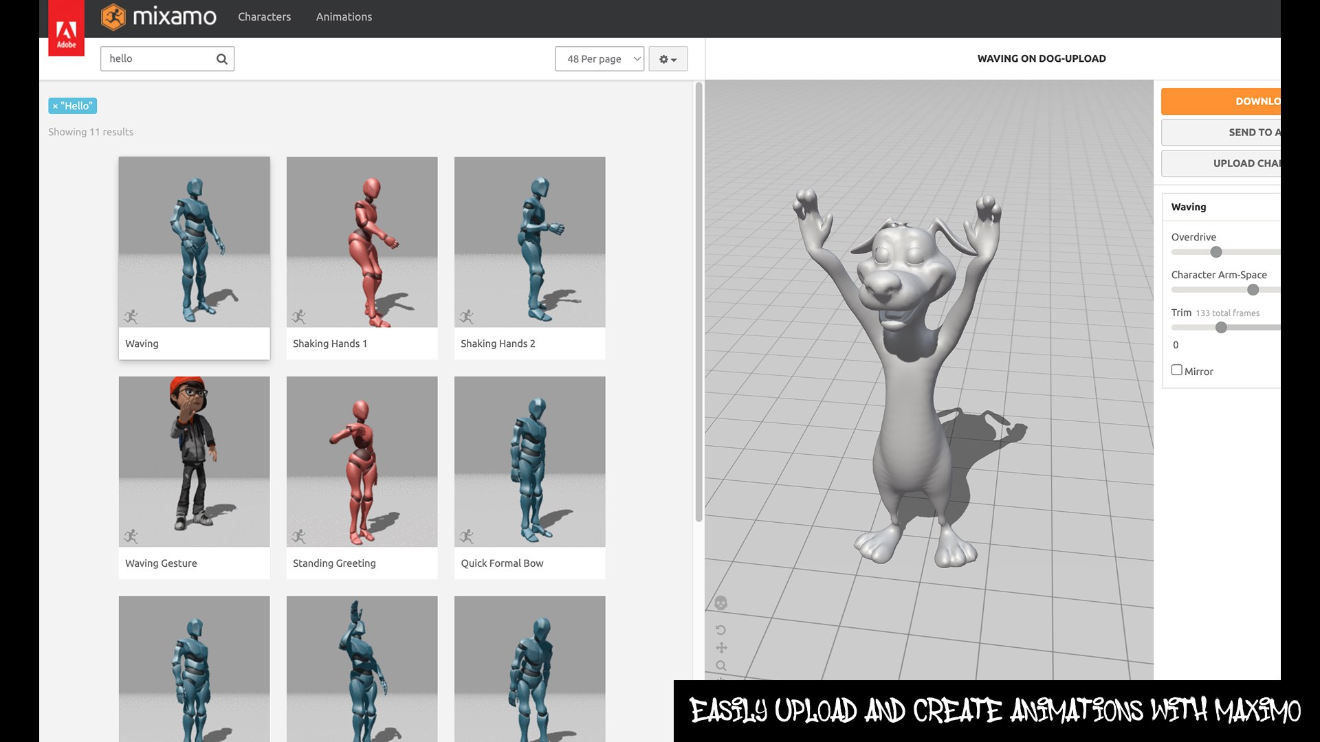 Friendly Dog Rigged Animated 3D Model - TurboSquid 2357302