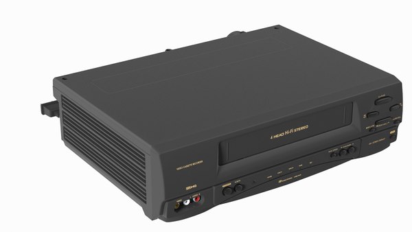 VHS Tape Player Recorder 3D model - TurboSquid 1881122