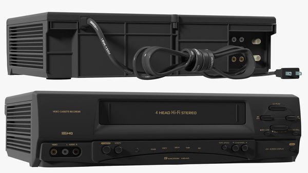 VHS Tape Player Recorder 3D model - TurboSquid 1881122
