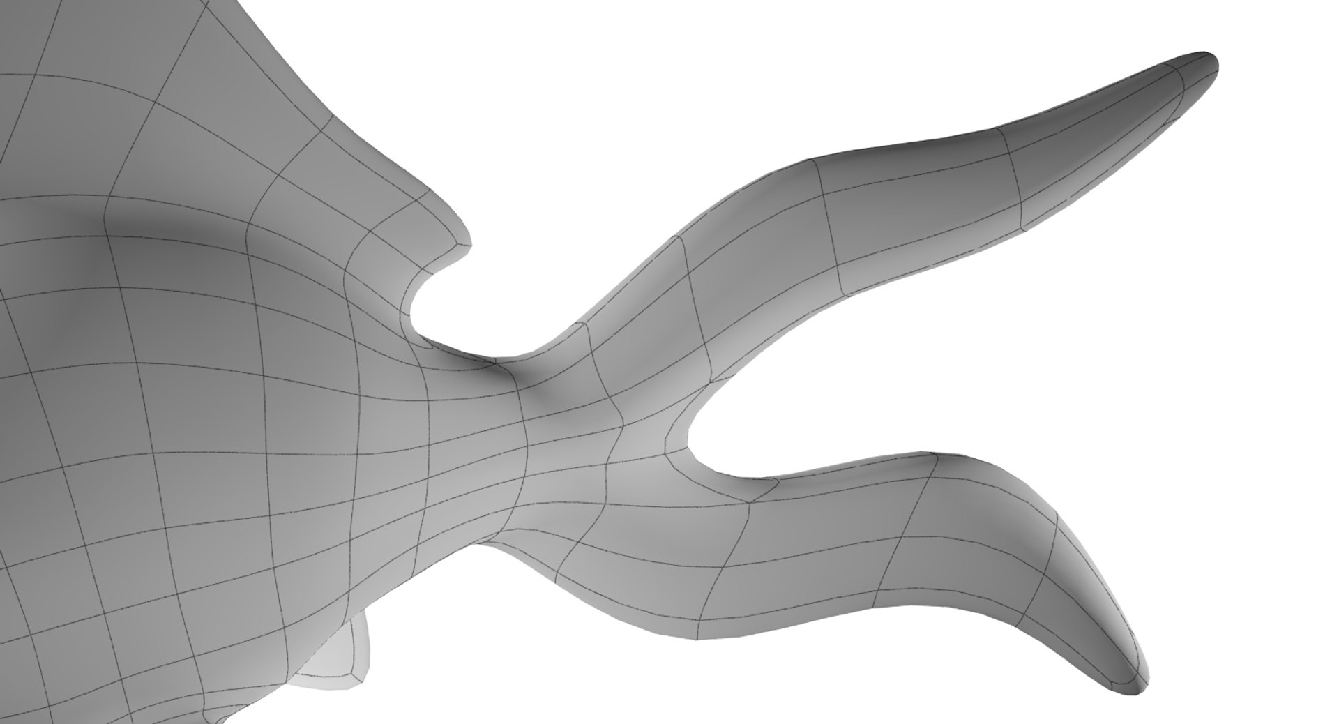 3d cartoon fish model