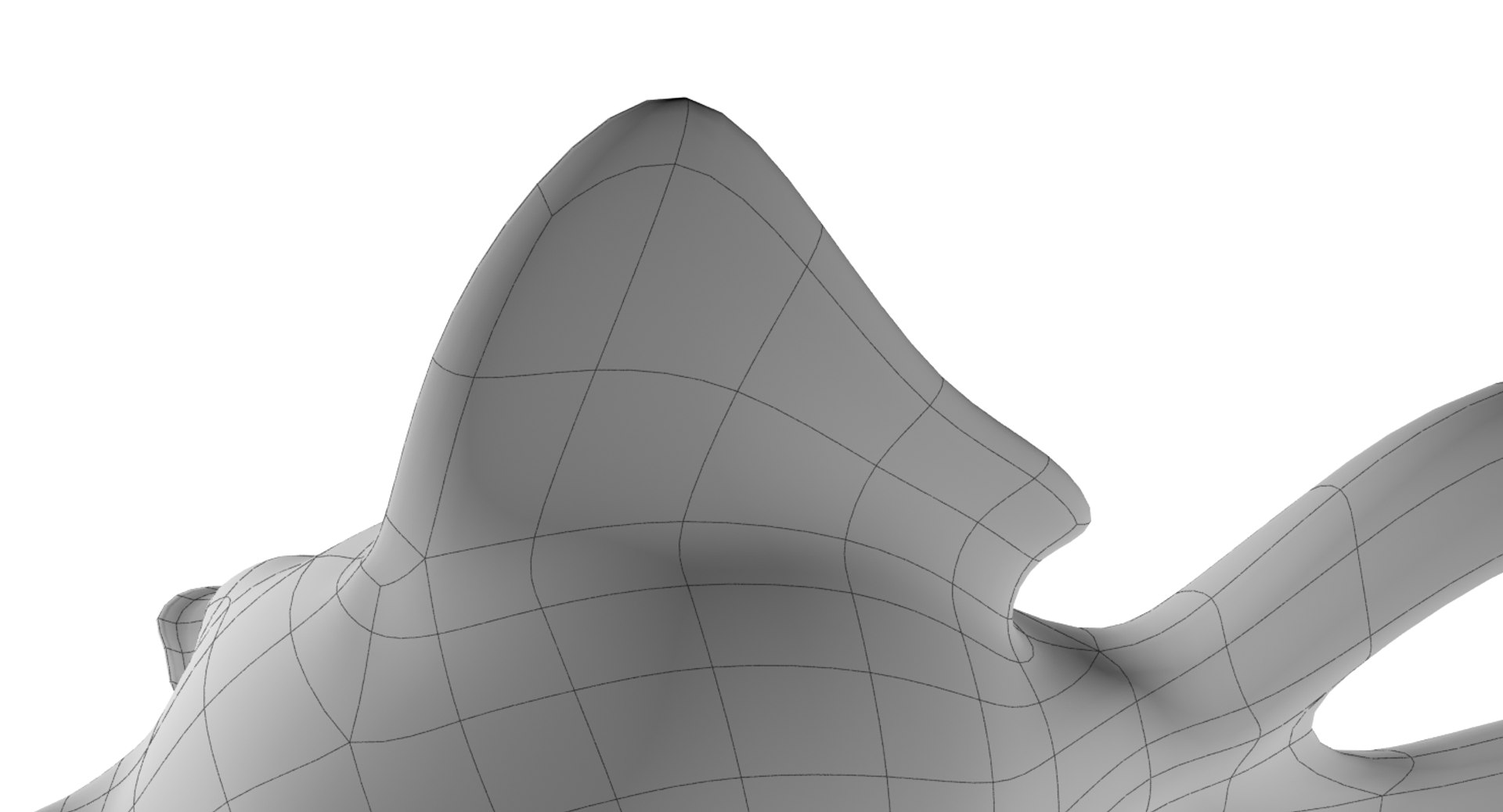 3d cartoon fish model