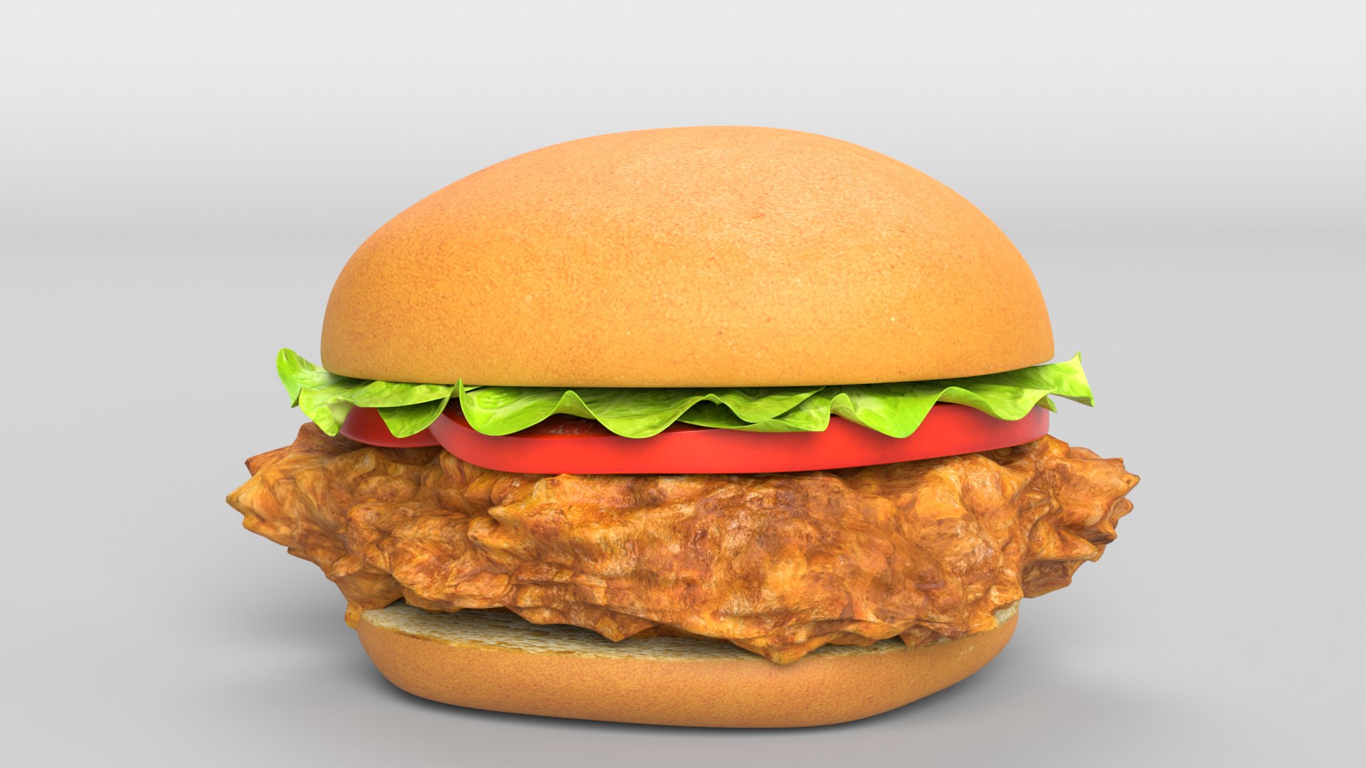Chicken Sandwich 3D Model - TurboSquid 2124913