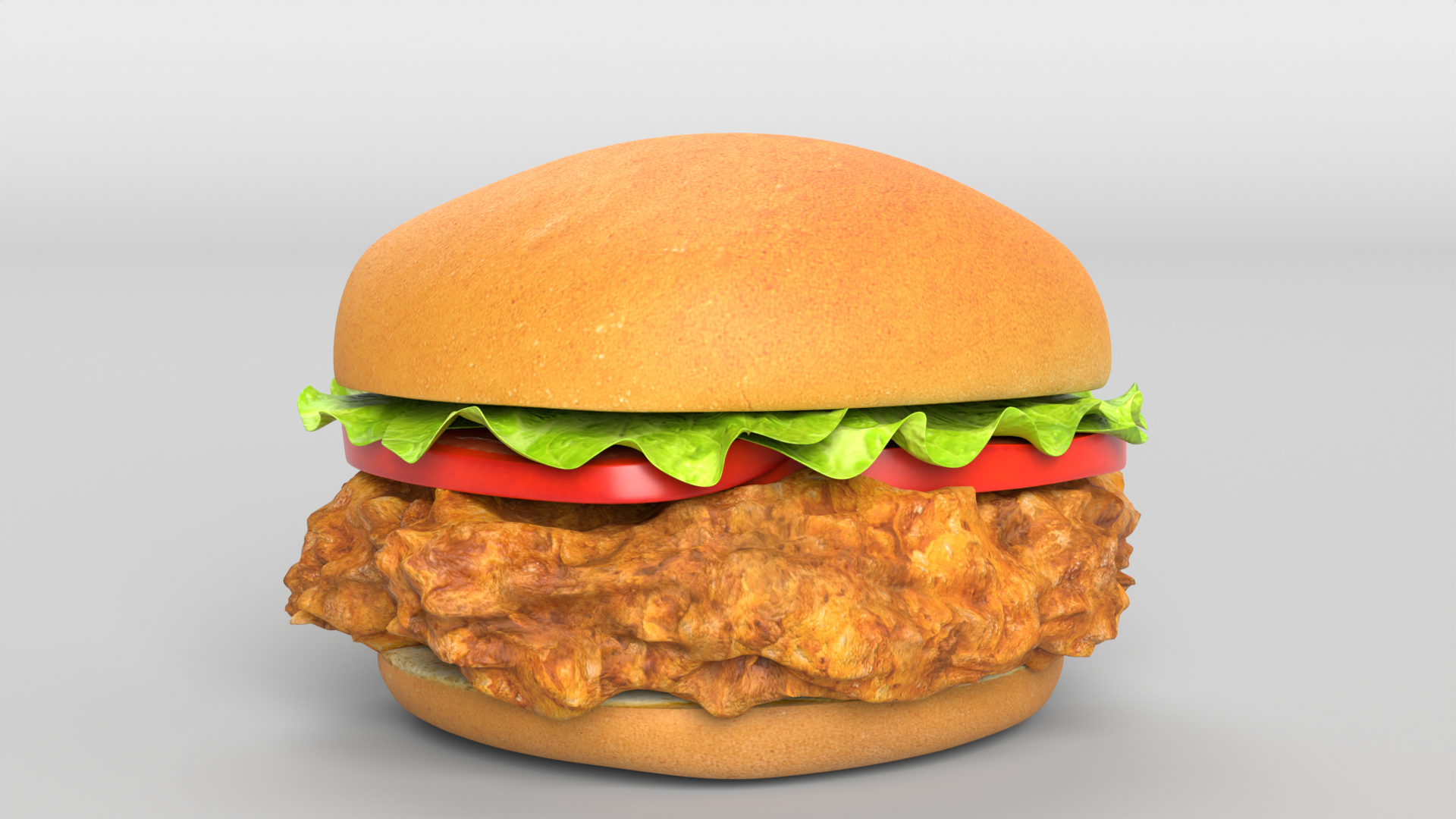 Chicken Sandwich 3D Model - TurboSquid 2124913