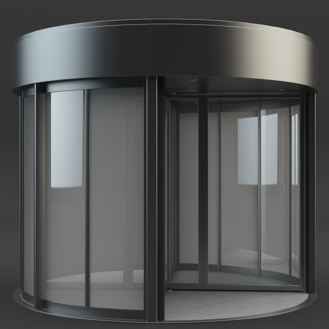 3d Model Door Revolving