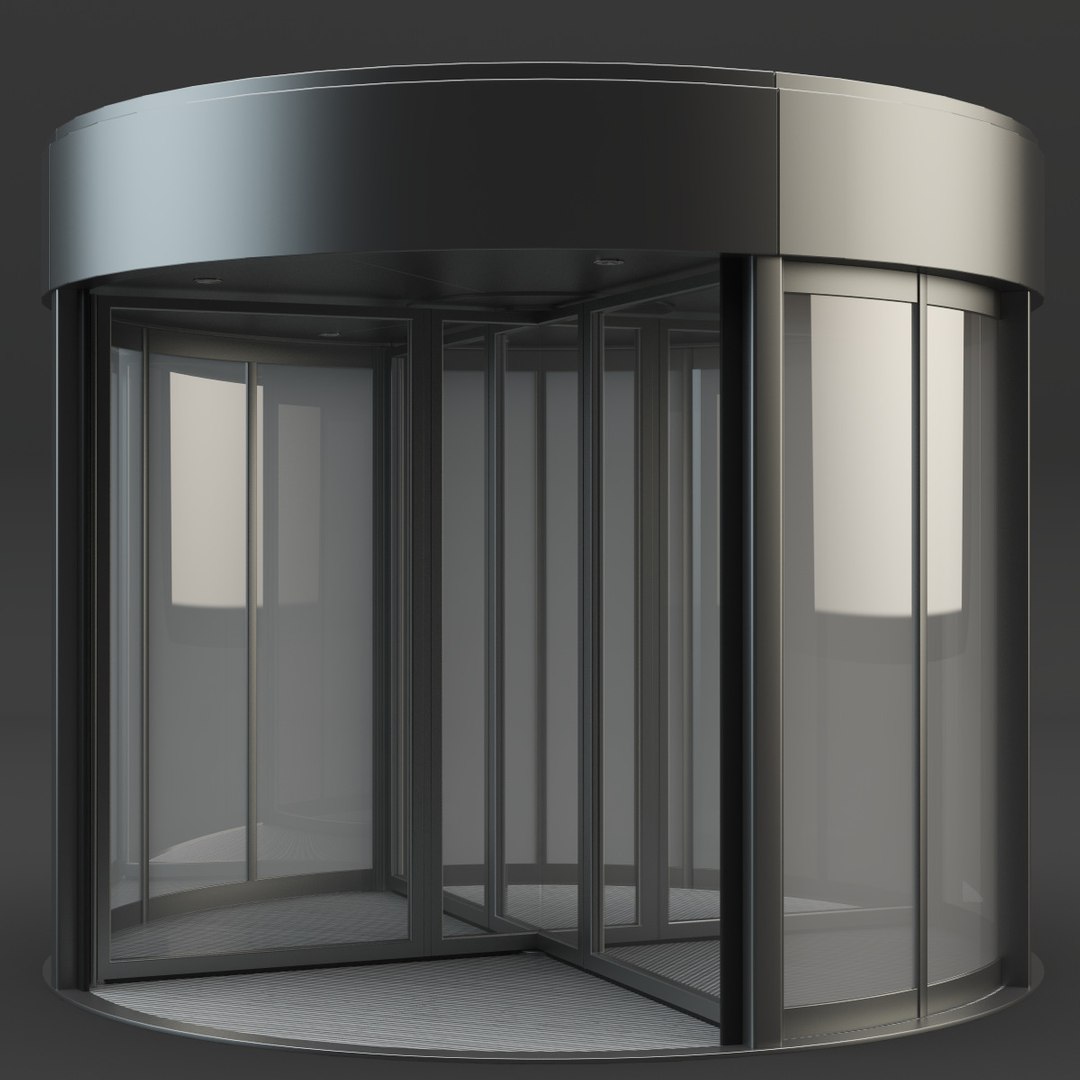 3d Model Door Revolving