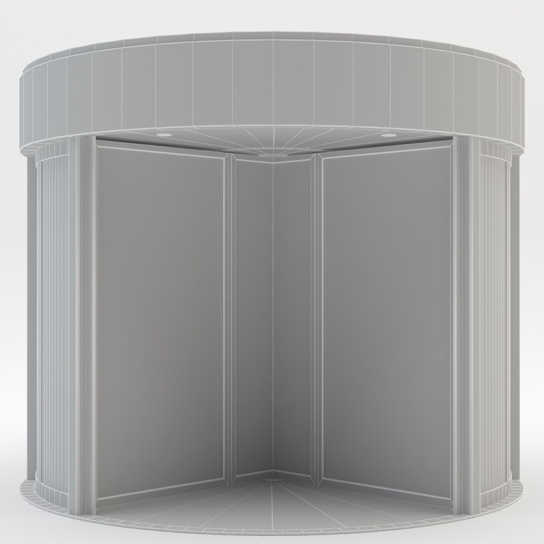 3d Model Door Revolving