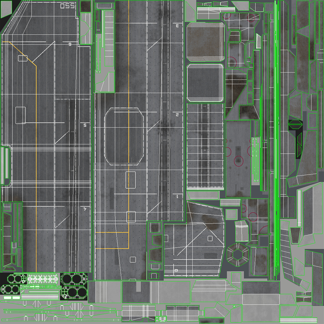 modèle 3D de Porte-avions naval italien Cavour simplifié - TurboSquid ...