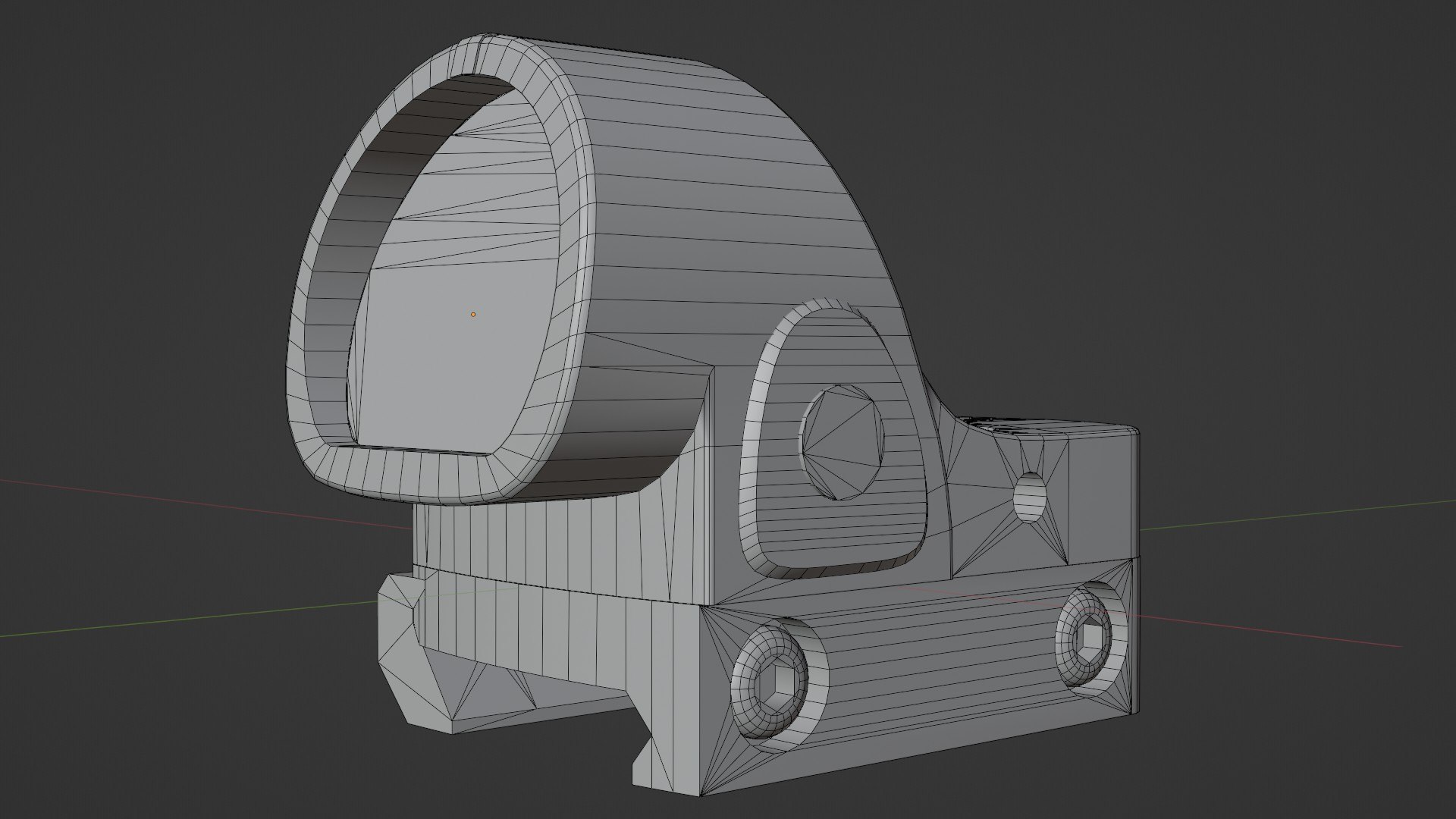 Trijicon SRO Red Dot Sight 3D Model - TurboSquid 2389017