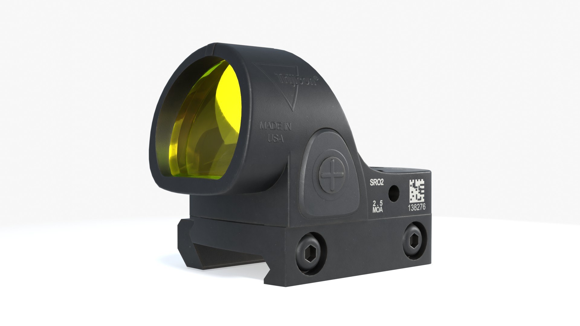 Trijicon SRO Red Dot Sight 3D Model - TurboSquid 2389017