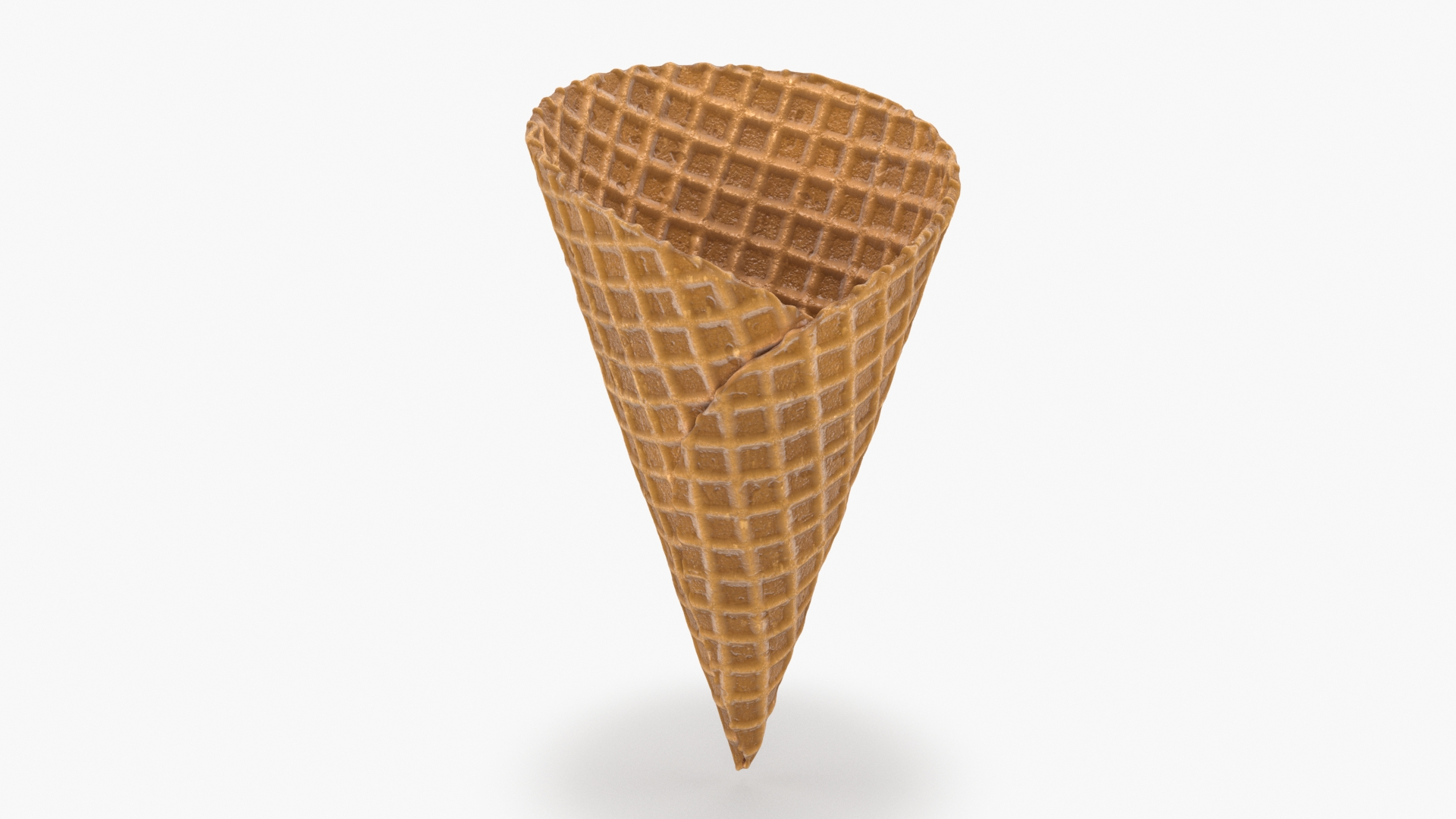 3D Ice Cream Waffle Cone 01 - TurboSquid 1925014
