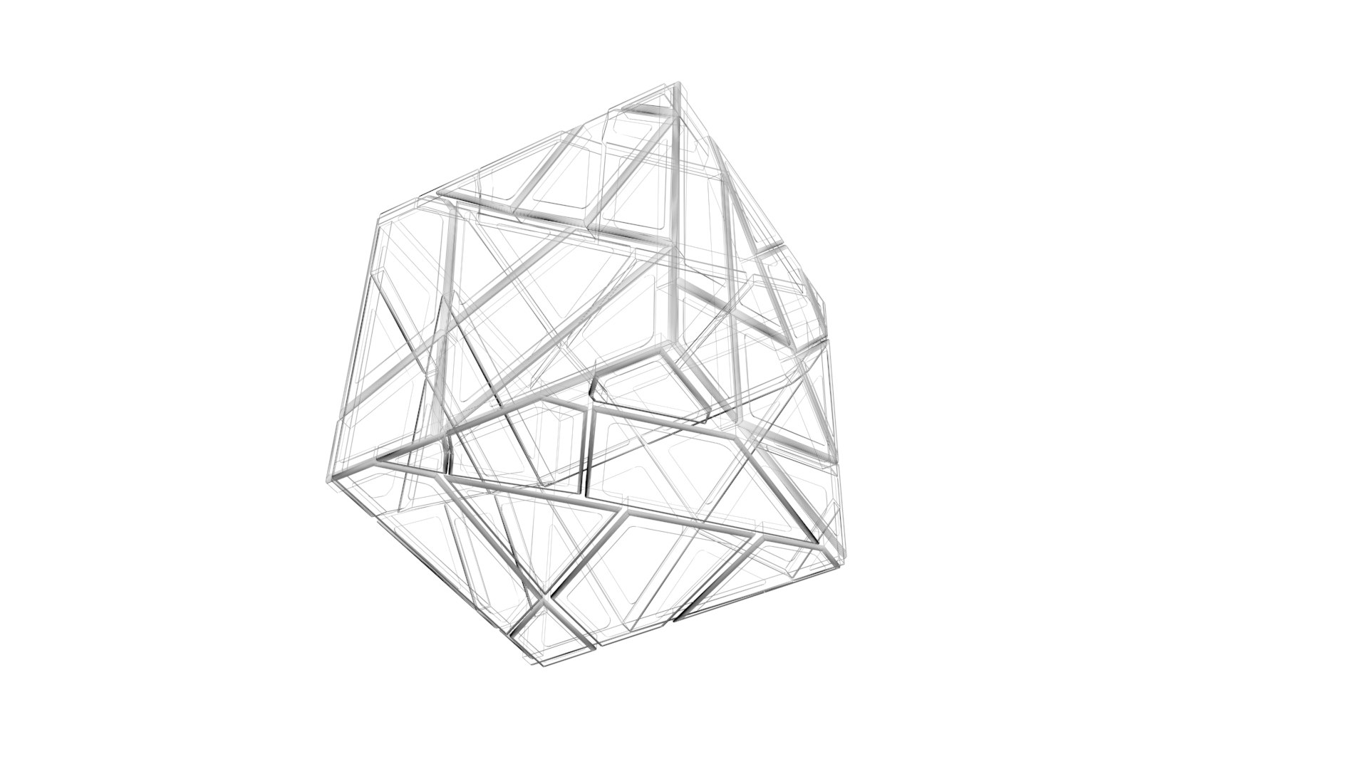Ghost Cube Model - TurboSquid 1698260
