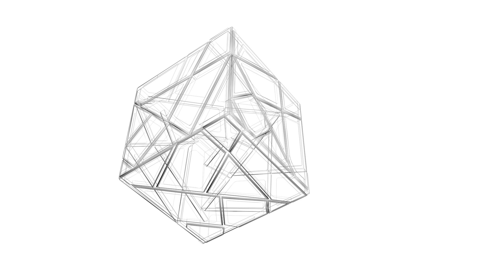 Ghost Cube Model - TurboSquid 1698260