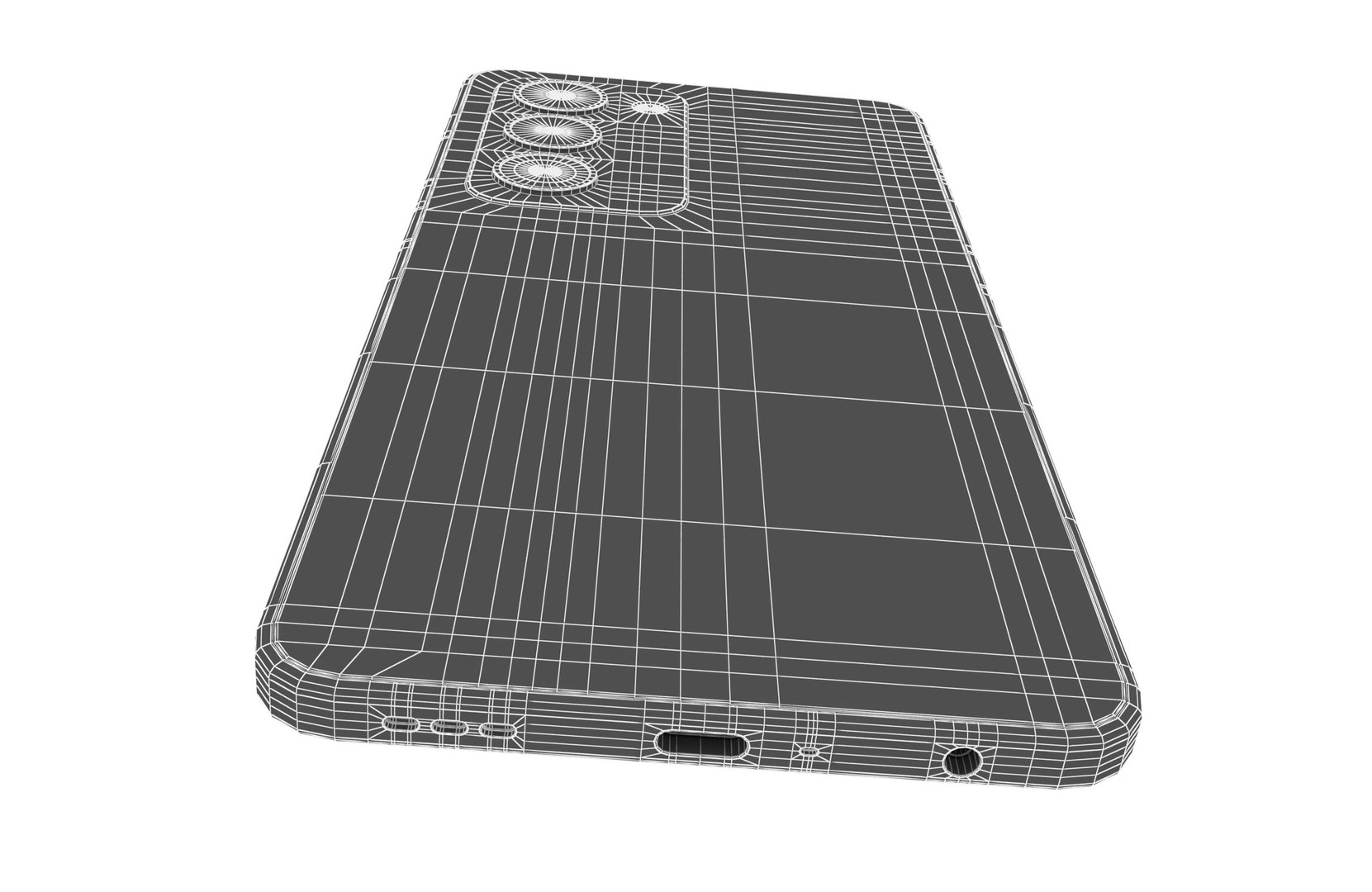 OPPO A5 5G Aurora Green And Mist White 2025 Low Poly 3D Model ...