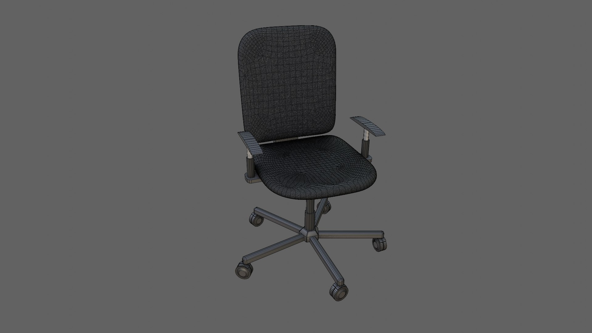 3D Low Poly Office Chair Low-poly 3D Model - TurboSquid 1826694