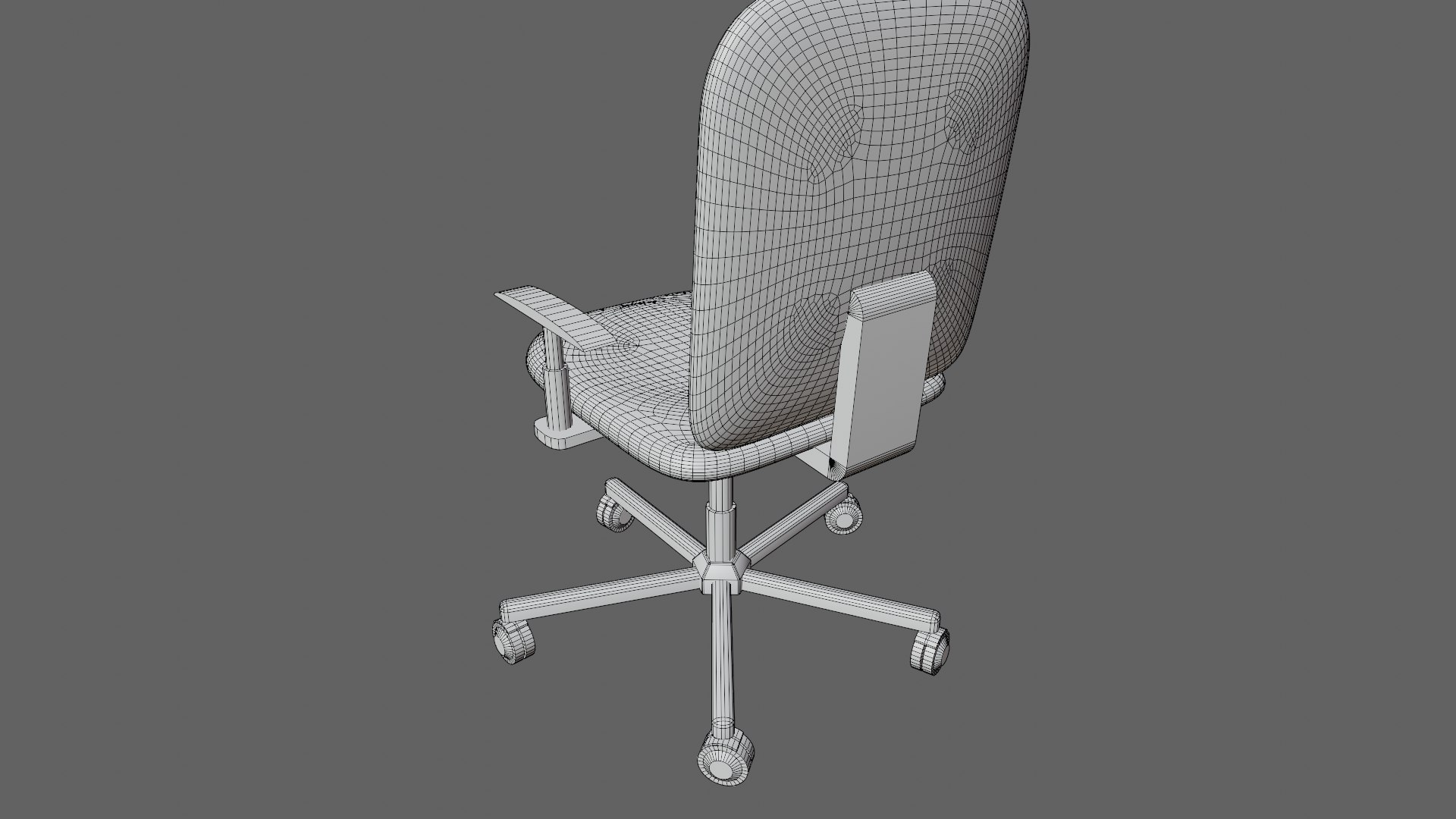 3D Low Poly Office Chair Low-poly 3D Model - TurboSquid 1826694