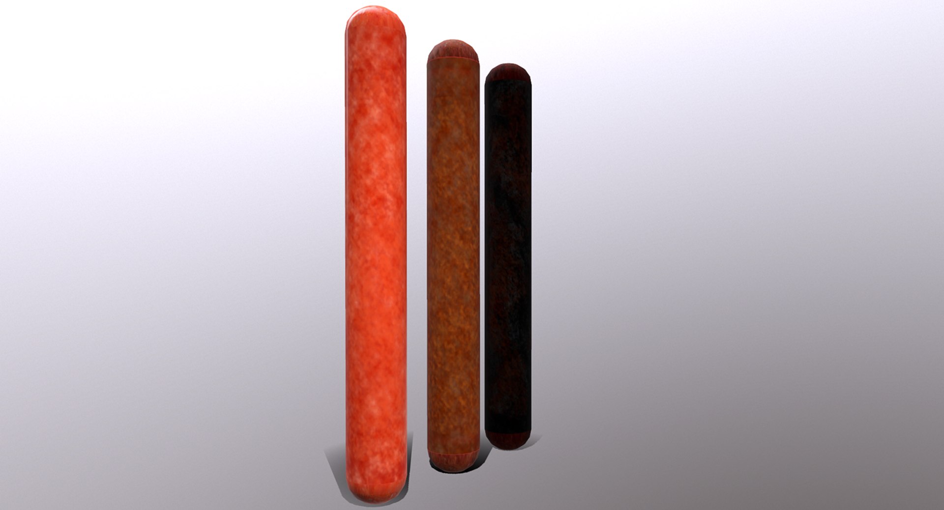 Pepperoni stick 3D model - TurboSquid 1289395