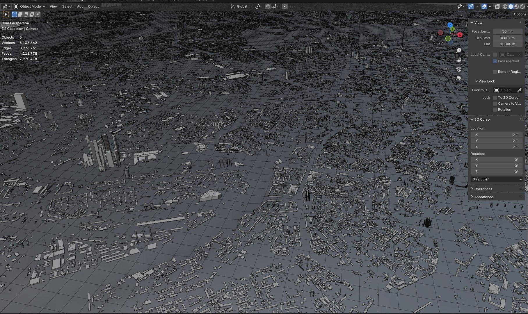 3D Moscow Terrain City Model - TurboSquid 2427549