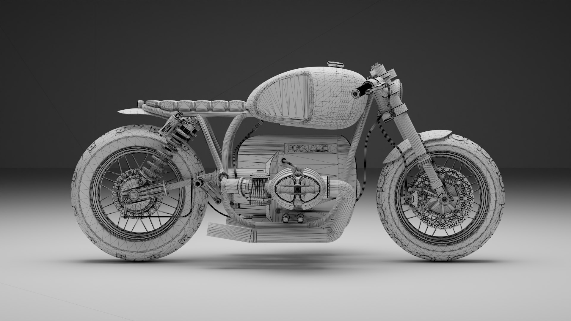 3D Custom Brat Motorcycle - TurboSquid 2267453