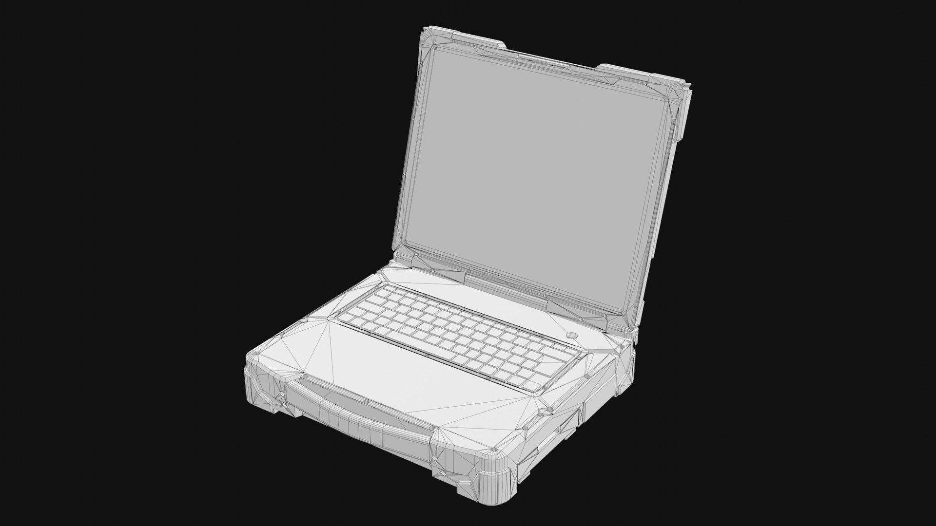 Rocky RK12 Army Laptop 3D - TurboSquid 2235212