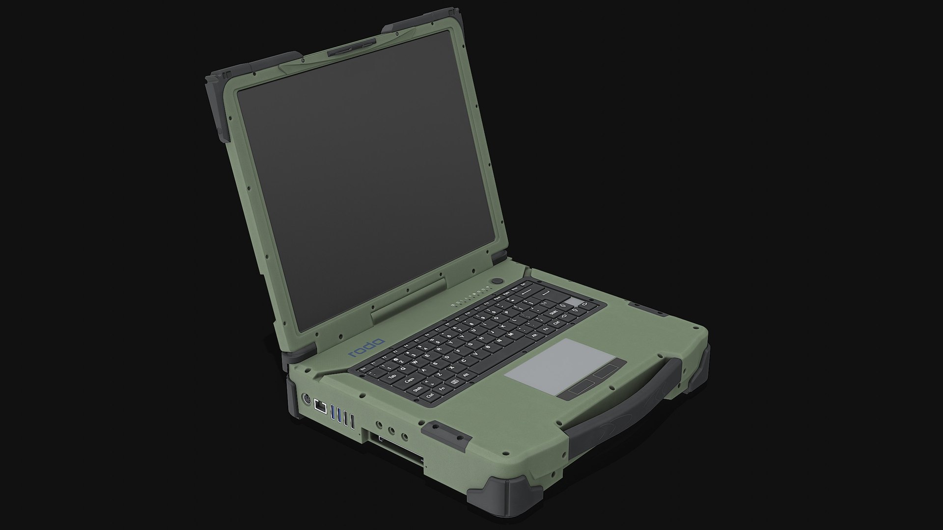 Rocky RK12 Army Laptop 3D - TurboSquid 2235212