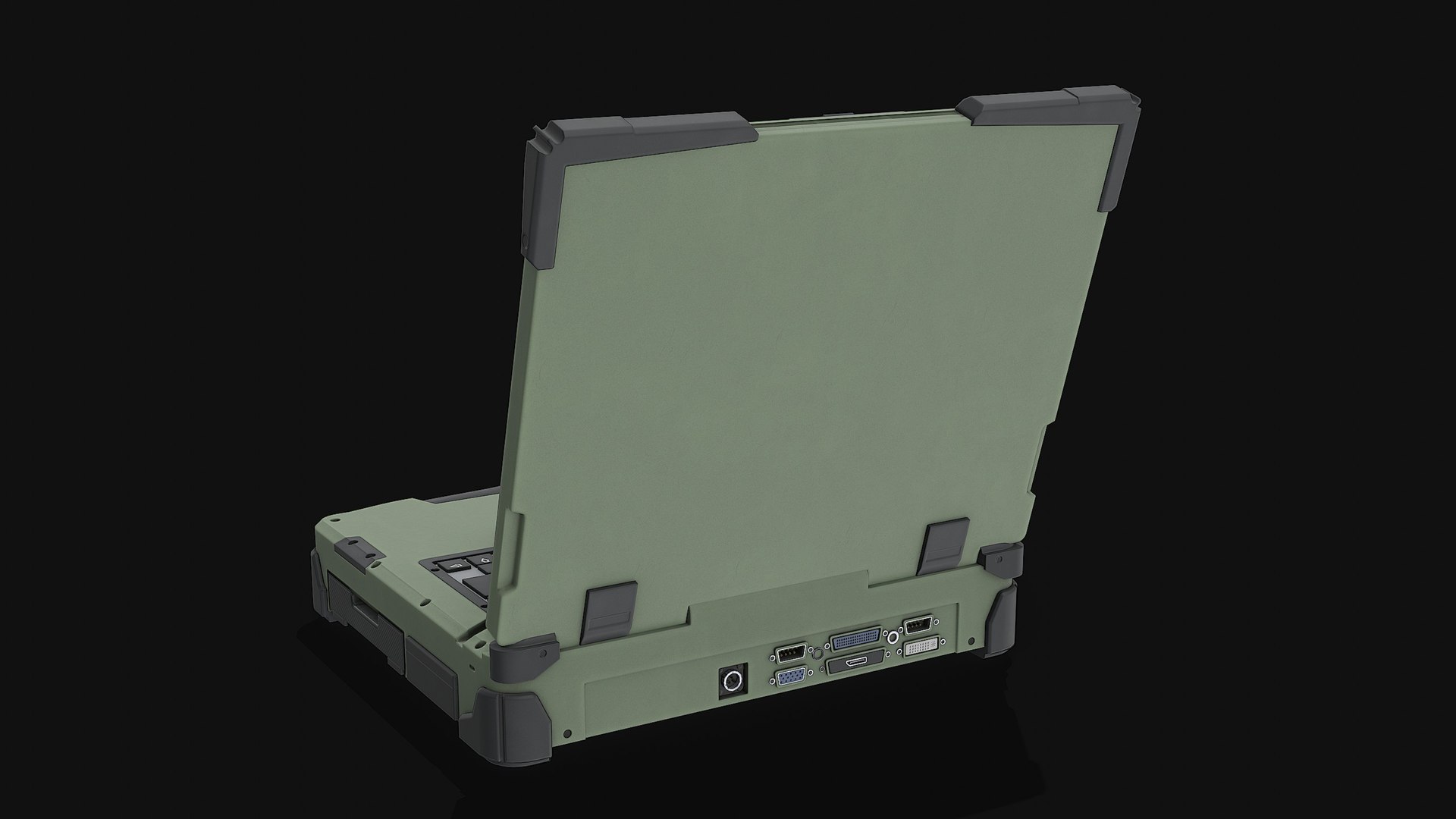 Rocky RK12 Army Laptop 3D - TurboSquid 2235212