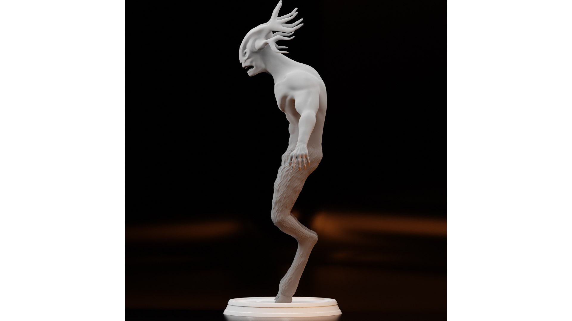 3D Model Antler Man Human Deer Centaur - Base - TurboSquid 2070566