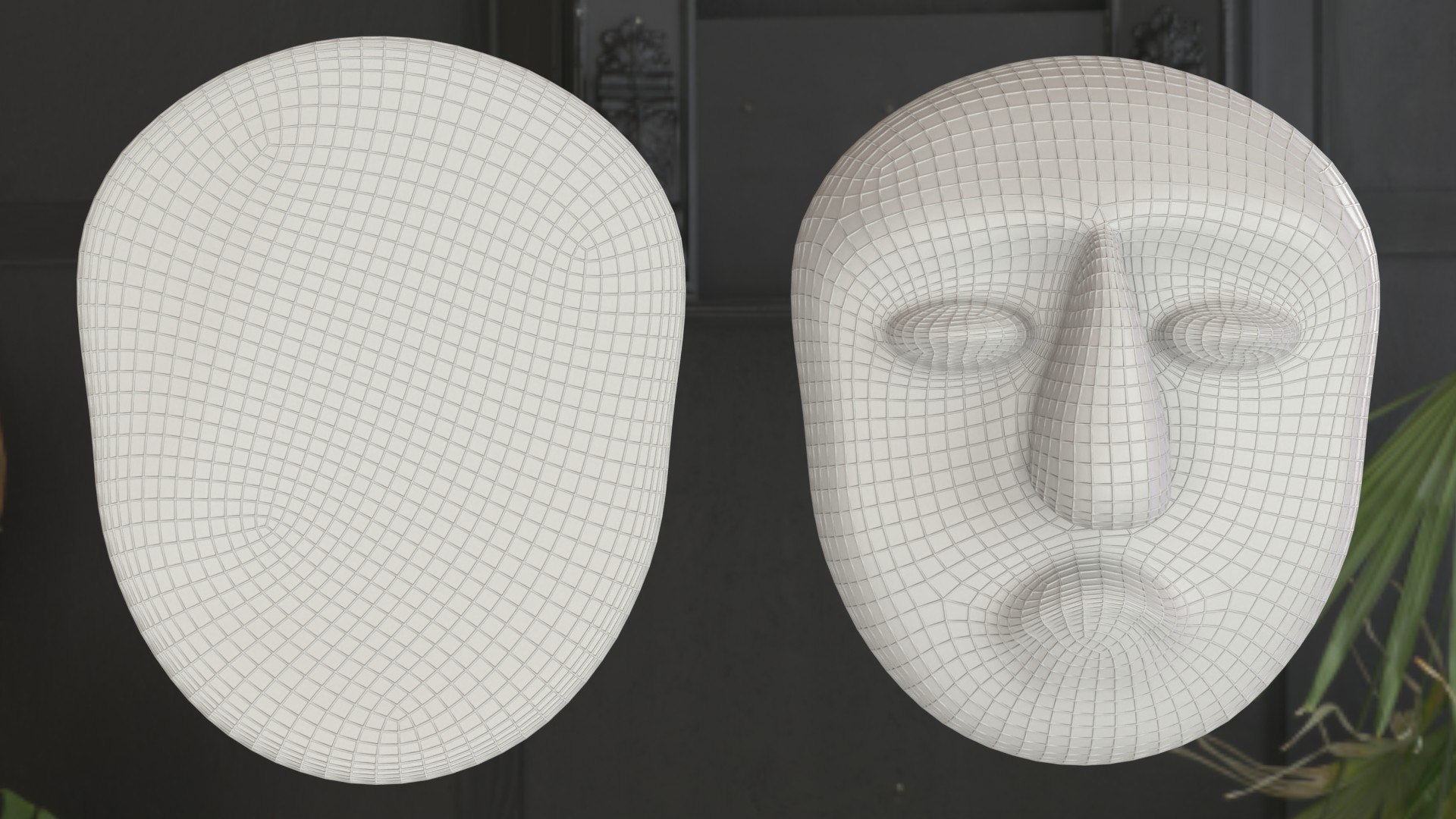 3D Stylized Mask 3 - TurboSquid 1948511