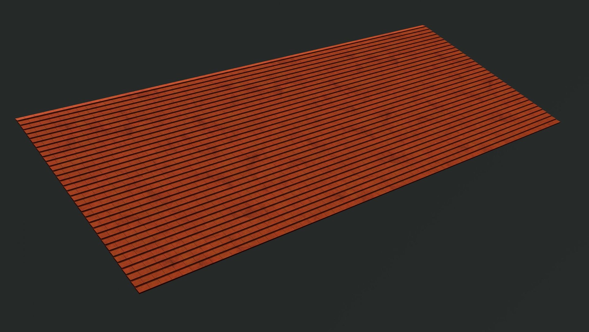 3D Model Roof - Clay Tiles - TurboSquid 2389526