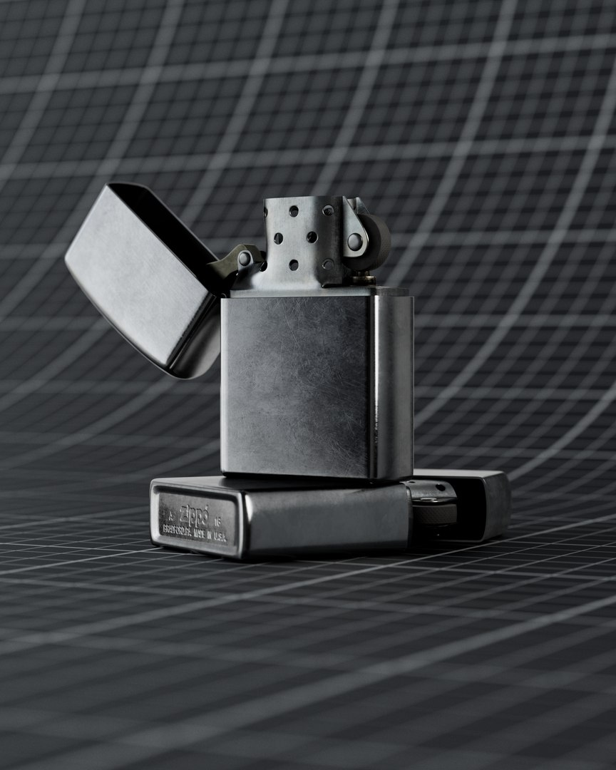 3D Zippo Lighter Model - TurboSquid 2066255