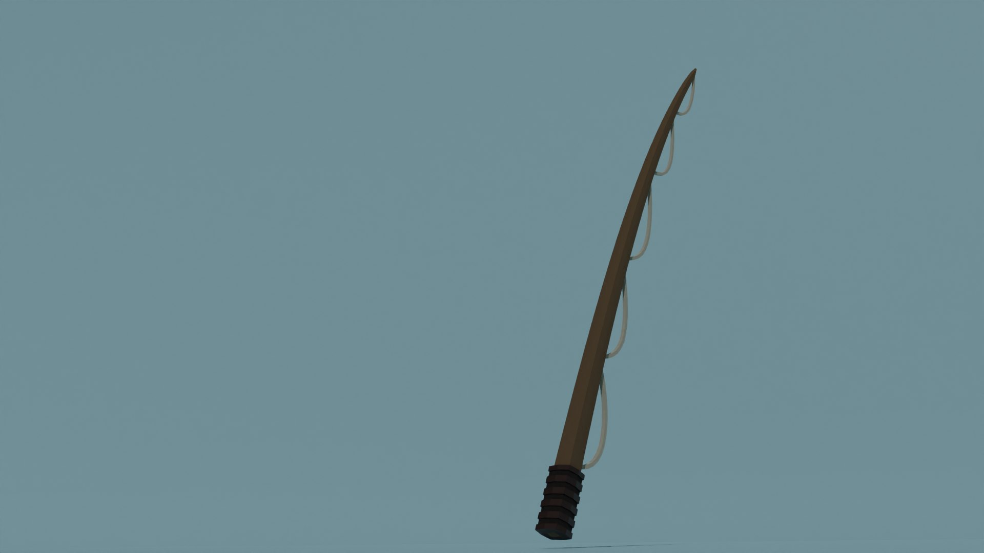Low Poly Fishing Rod 3D Model - TurboSquid 1969432