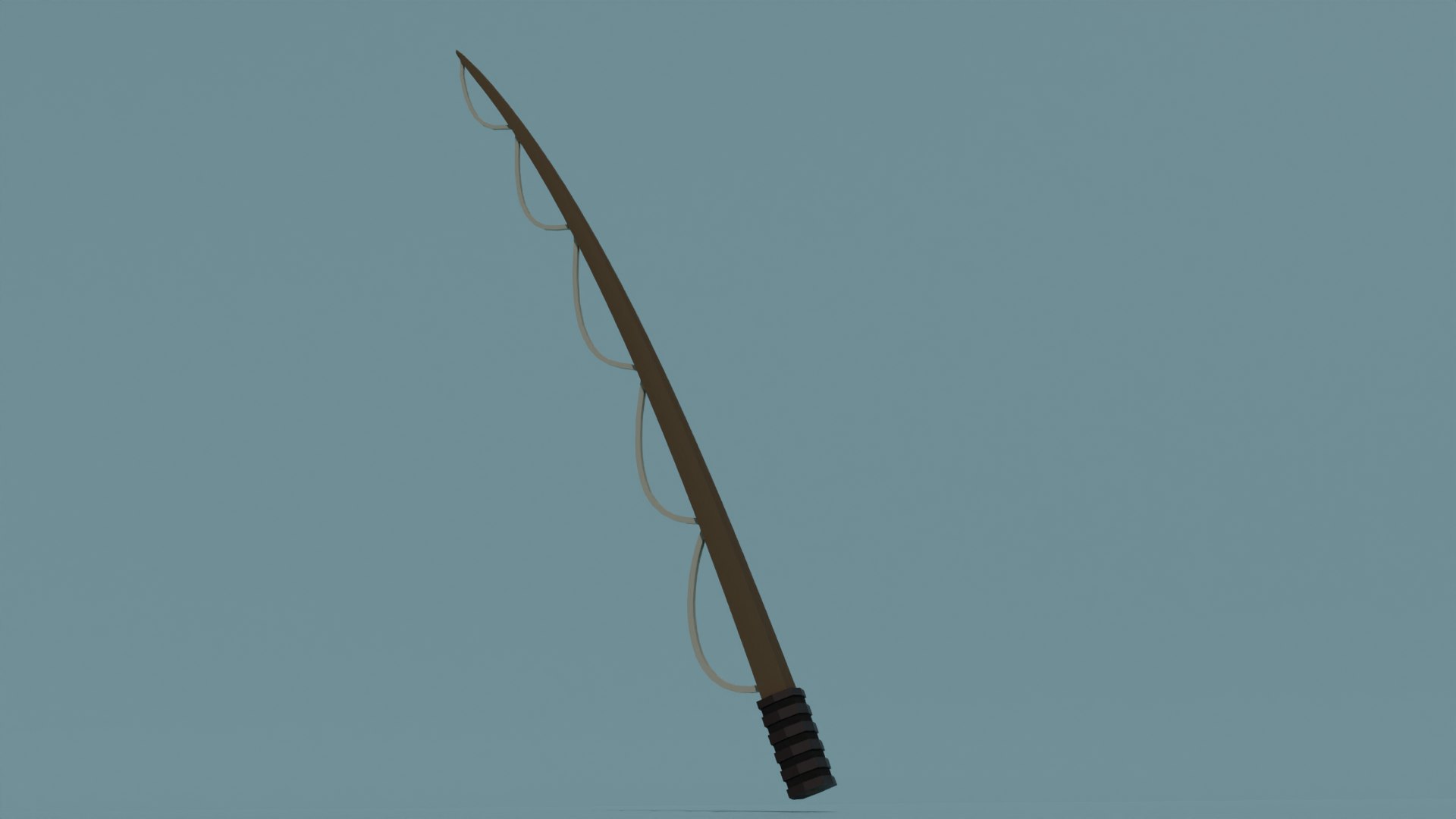 Low Poly Fishing Rod 3D Model - TurboSquid 1969432