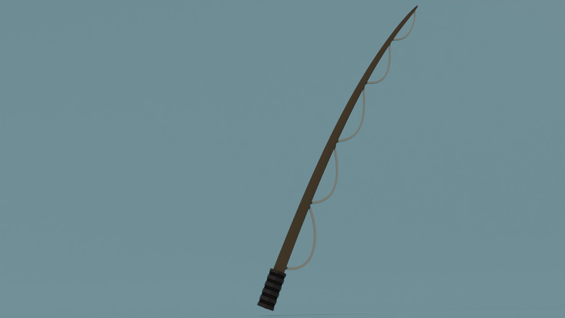 Low Poly Fishing Rod 3D Model - TurboSquid 1969432