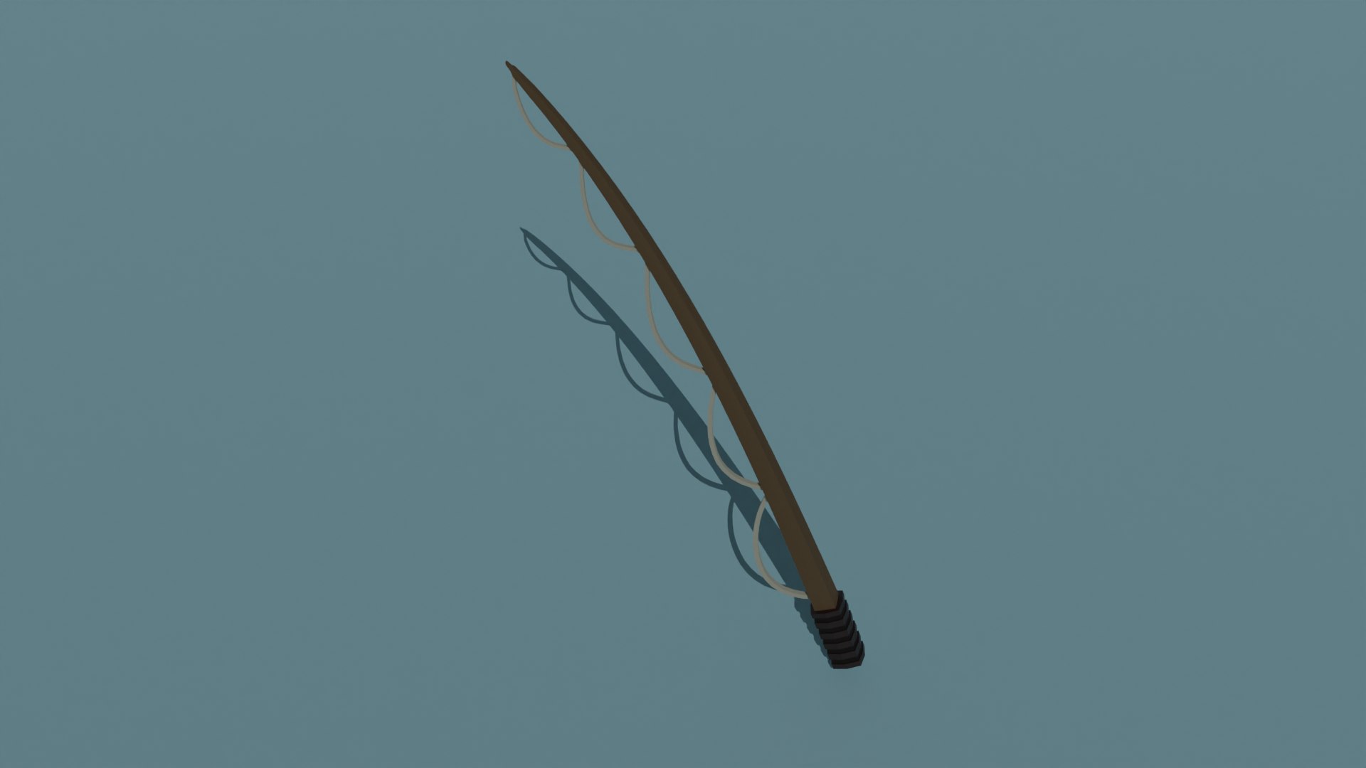 Low Poly Fishing Rod 3D Model - TurboSquid 1969432
